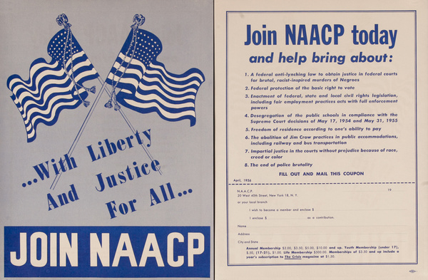Join NAACP, With Liberty and Justice for All Original Civil Rights ...