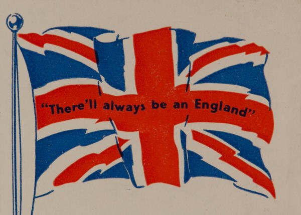 There'll always be an England, Original WWII Label | David Pollack ...