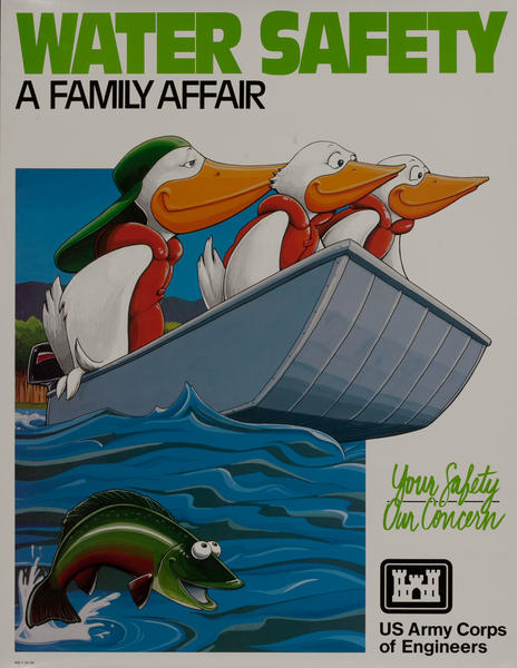 Army Corp of Engineers Safety Poster, Water Safery, Know Your Limits ...