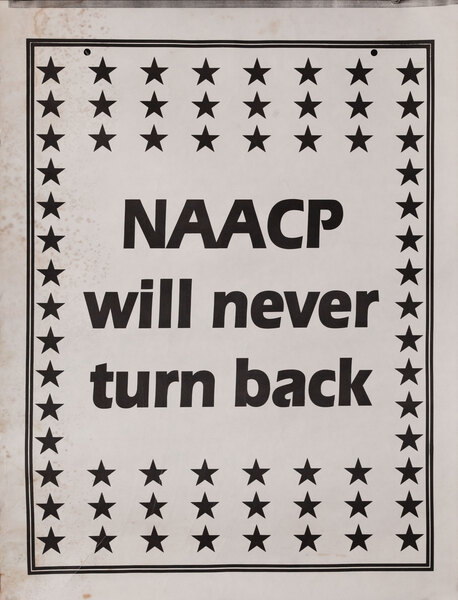 NAACP will never turn back Presentation poster | David Pollack Vintage ...