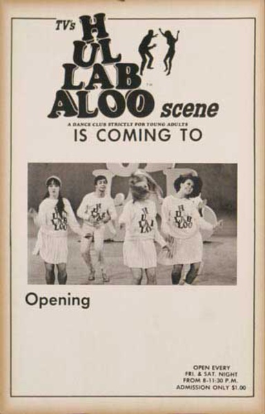 Hullabaloo Dance Club Original Advertising Poster | David Pollack ...