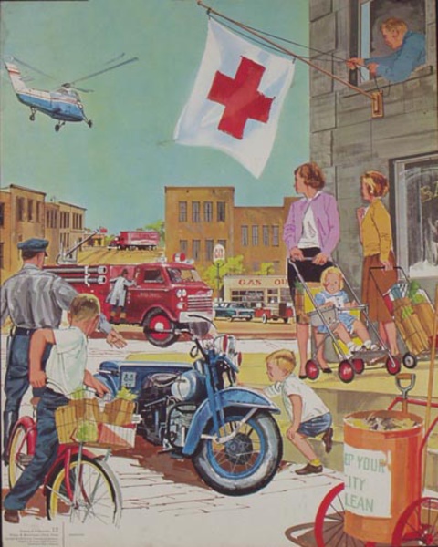 Red Cross | David Pollack Vintage Posters