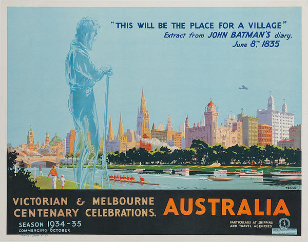 Victorian & Melbourne Centenary Celebrations. Original Australian ...